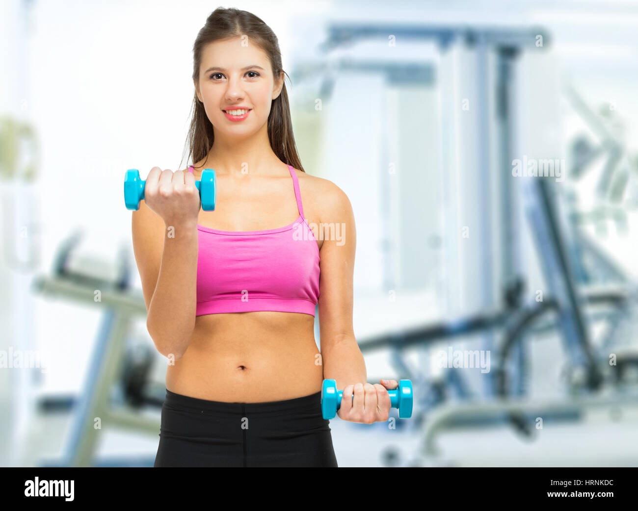 Portrait of a woman working out Stock Photo - Alamy