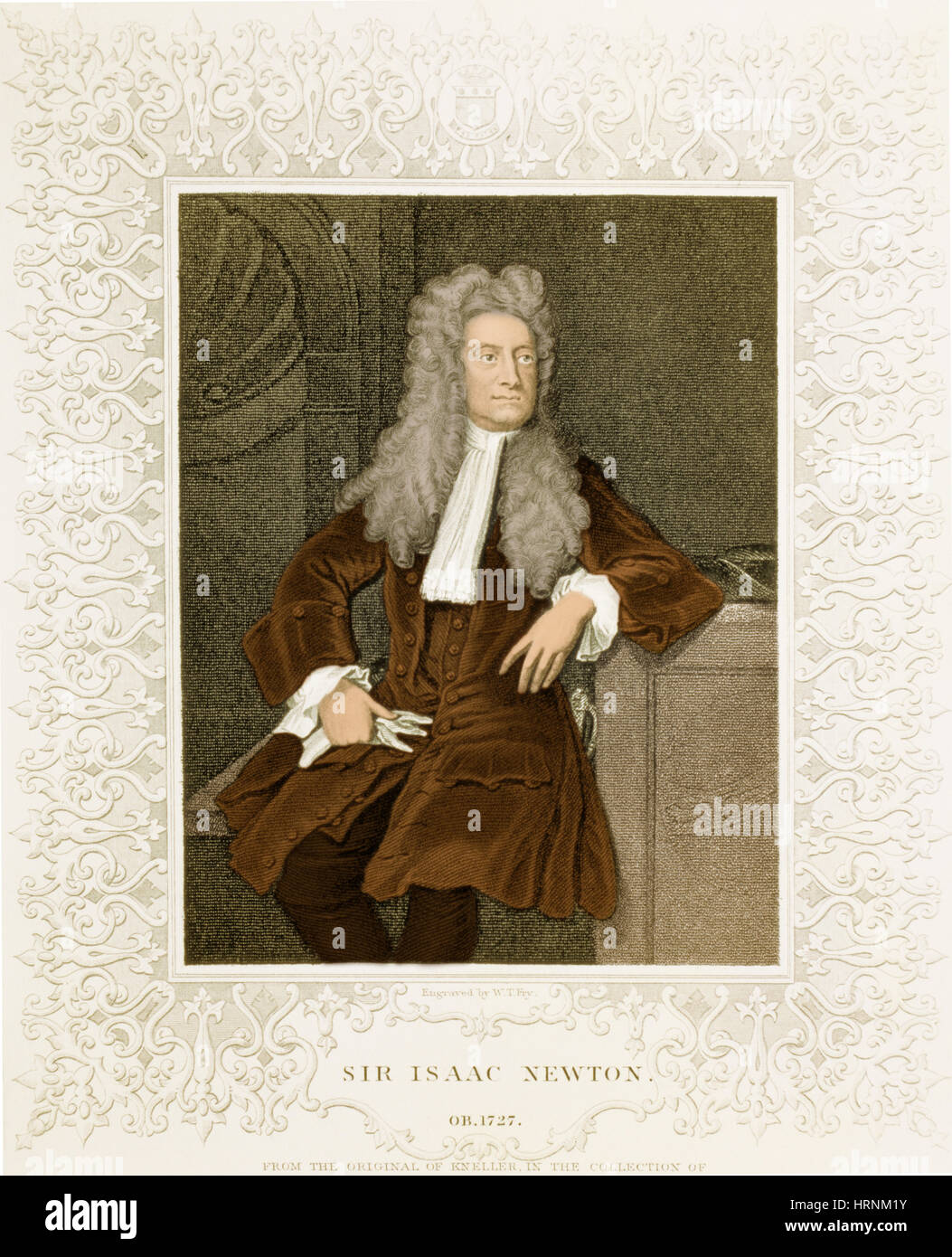 Isaac Newton, English Polymath Stock Photo - Alamy