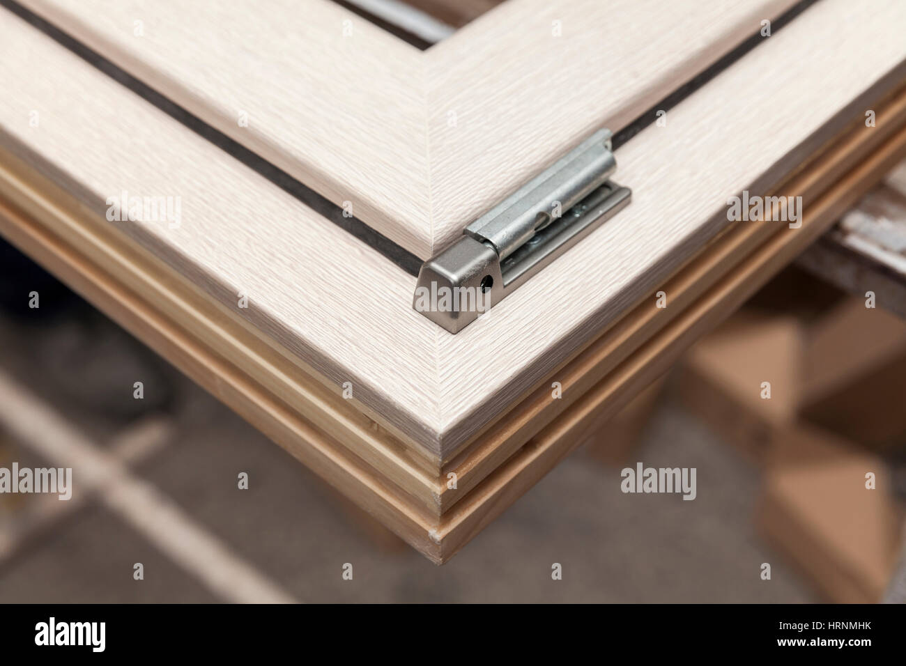 wooden window in carpenter workshop Stock Photo - Alamy