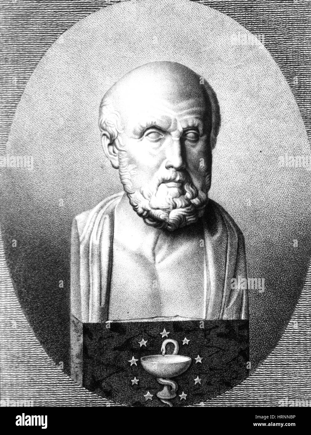 Hippocrates greek physician father medicine hi-res stock photography ...