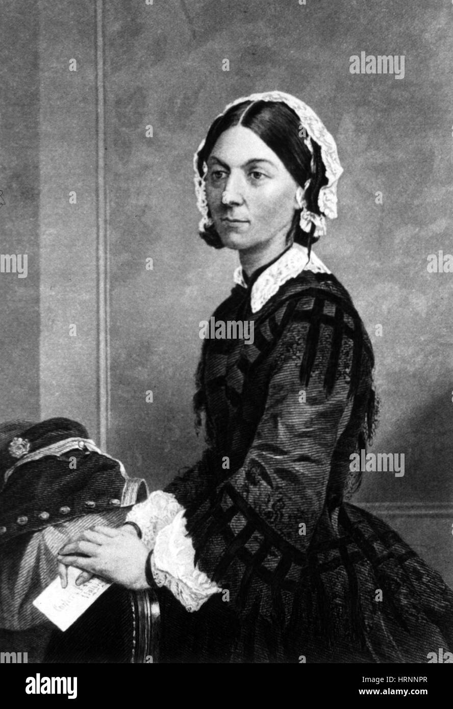 19th century female philanthropist Black and White Stock Photos ...