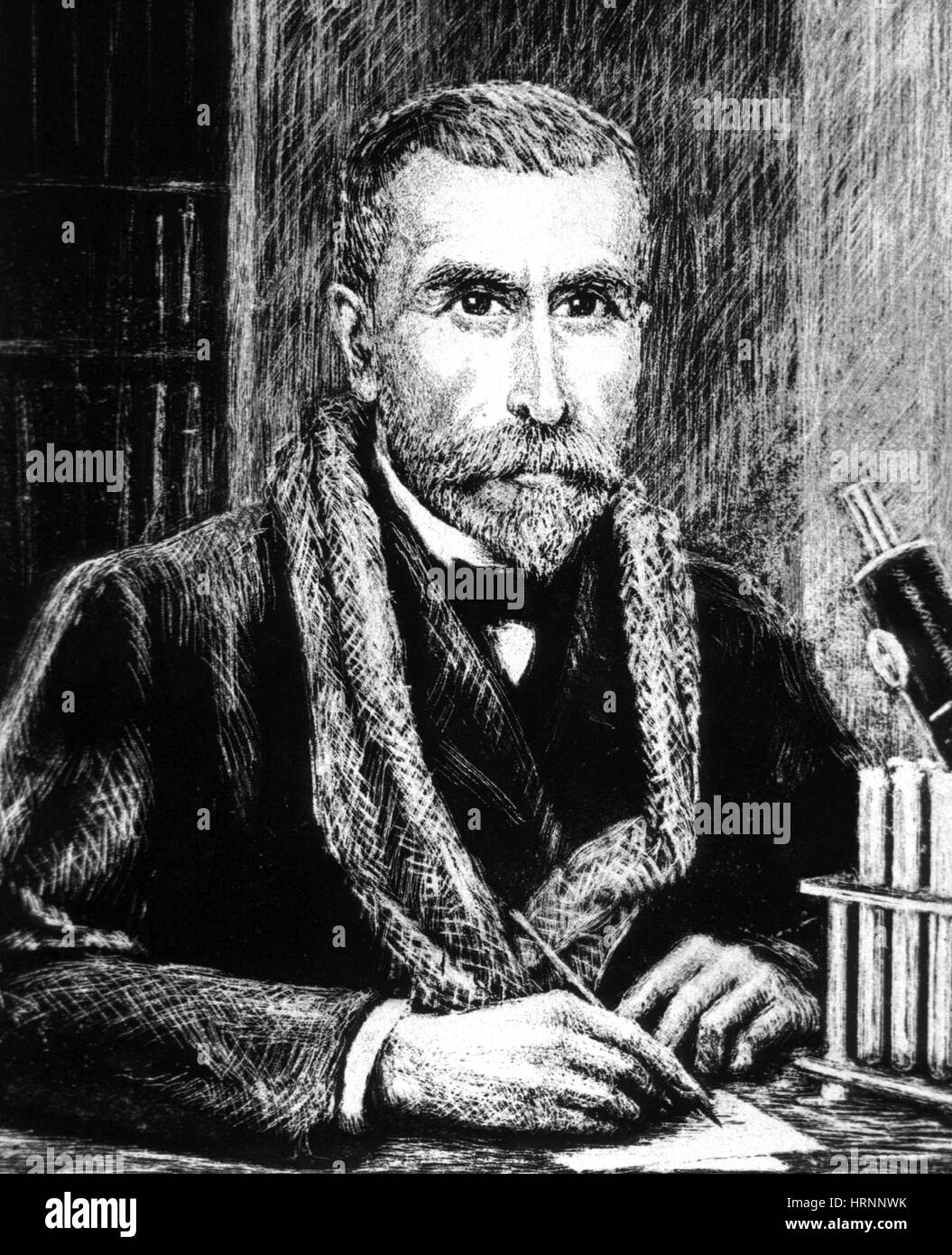 Pierre Paul Emile Roux, French Bacteriologist Stock Photo - Alamy