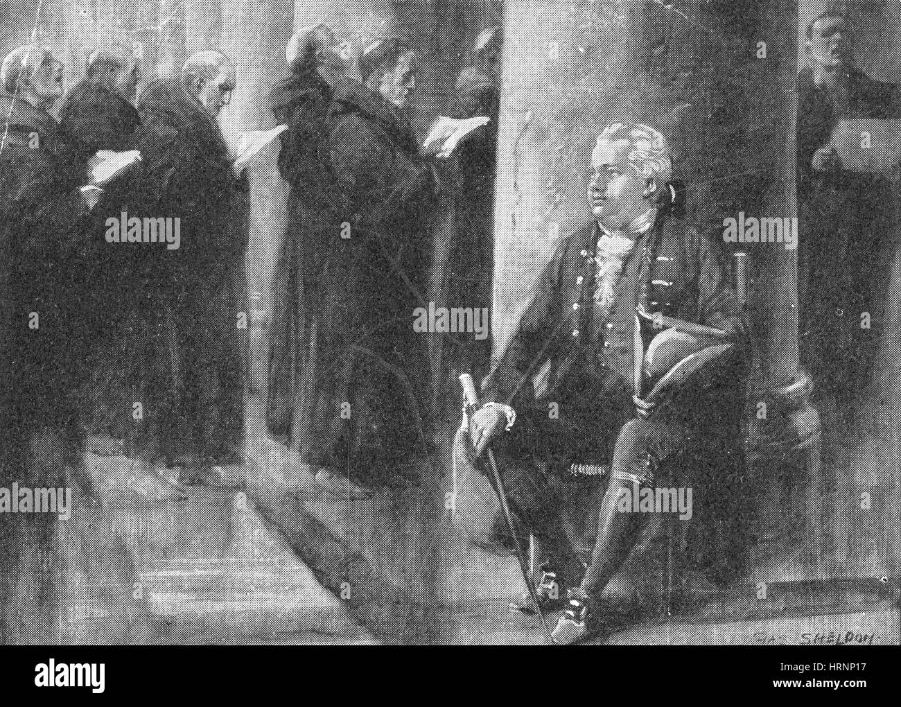 Edward Gibbon, English Historian Stock Photo - Alamy