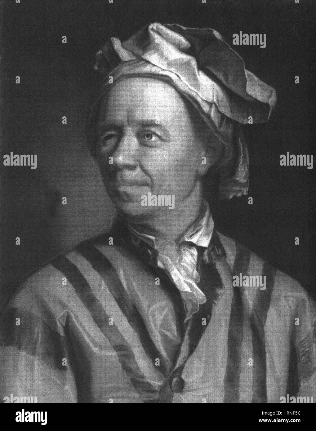 Leonhard euler mathematician portrait hi-res stock photography and ...