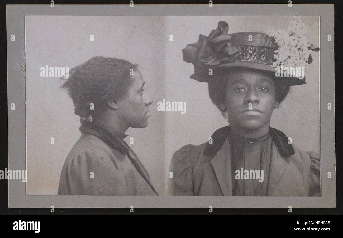 Bertillon Card, 1910, 1 of 2 Stock Photo - Alamy