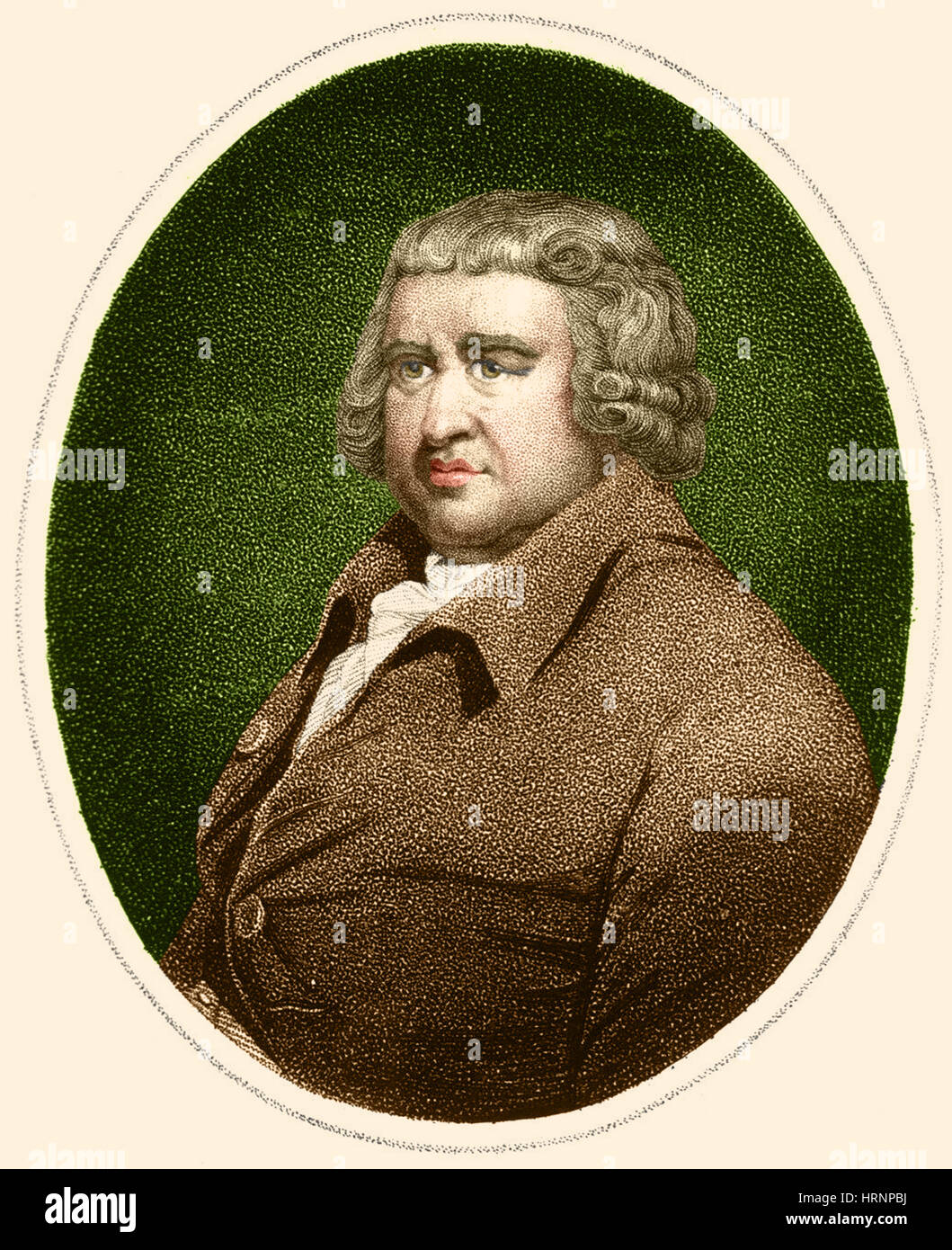 Erasmus Darwin, English Polymath Stock Photo - Alamy