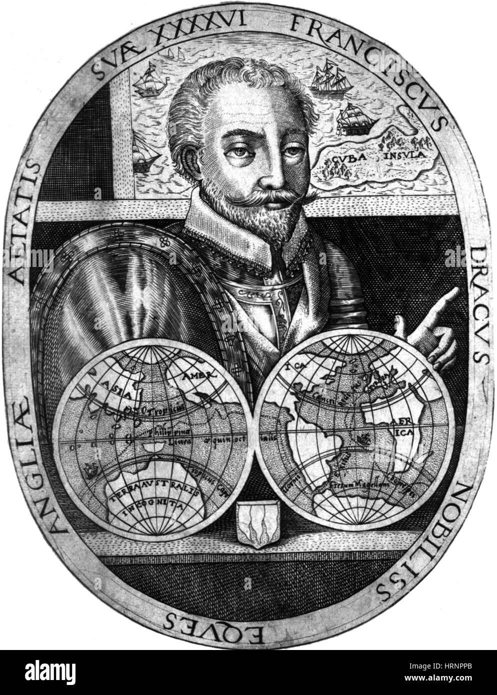 Francis Drake, English Explorer Stock Photo - Alamy