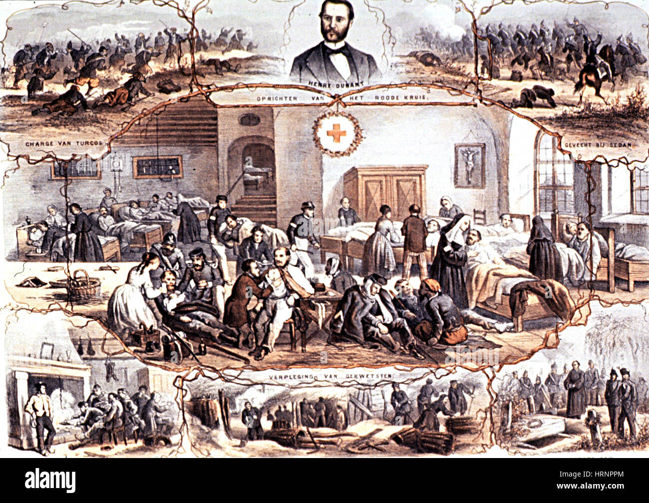 Jean Henri Dunant, Swiss Humanitarian Stock Photo - Alamy