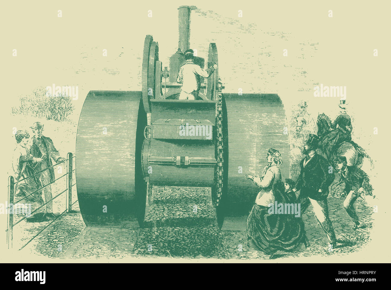 Steam driven steam roller engine hi-res stock photography and images ...