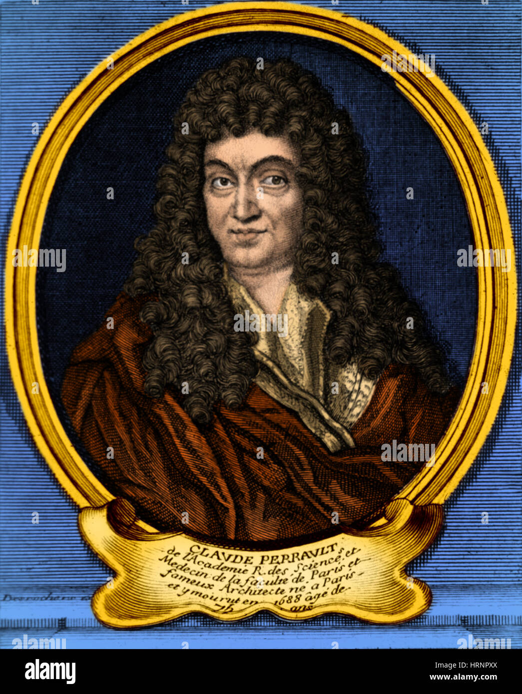 Claude Perrault, French Architect and Physician Stock Photo - Alamy