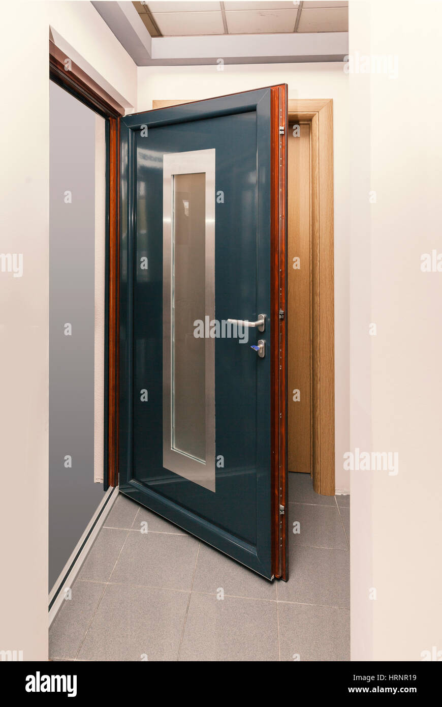 wooden door isolated on white Stock Photo - Alamy