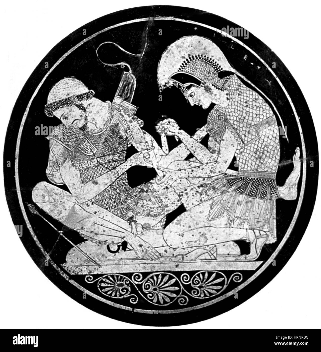 Achilles And Patroclus Painting