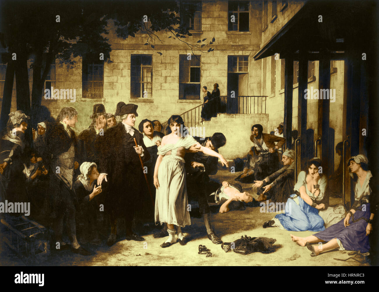 Pitie-Salpetriere Hospital, 1795 Stock Photo - Alamy
