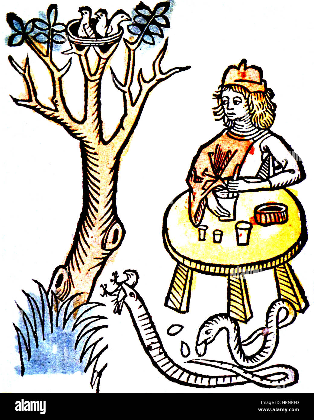 Apothecary Compounding Theriac Stock Photo - Alamy