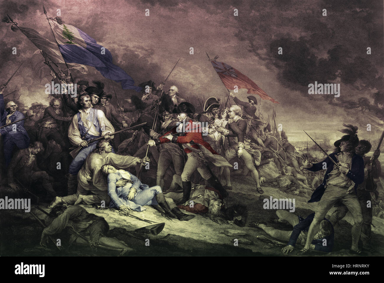 American revolution death general hi-res stock photography and images ...