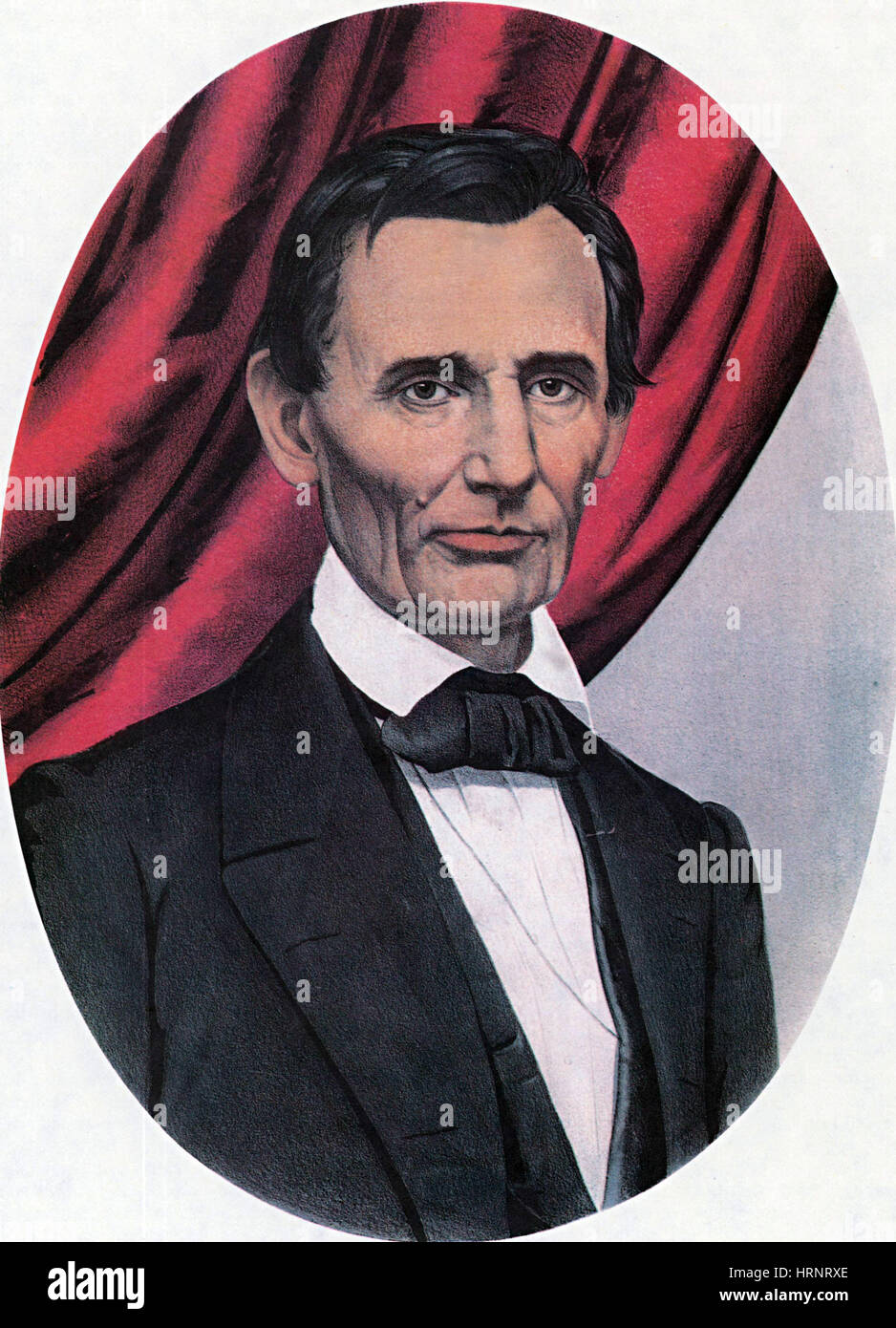 Abraham Lincoln, Republican Candidate for President, 1860 Stock Photo ...