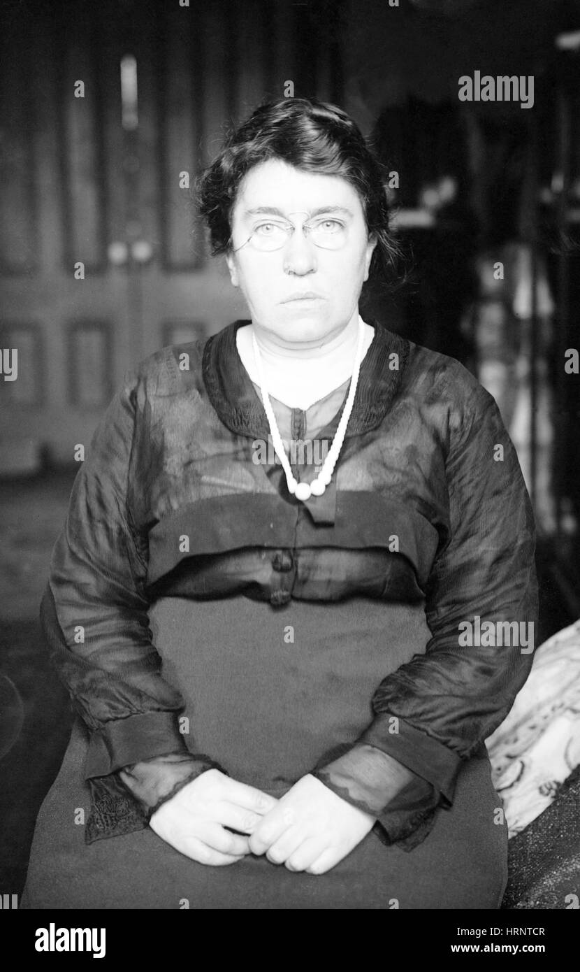 Emma Goldman, Lithuanian-American Anarchist Stock Photo - Alamy
