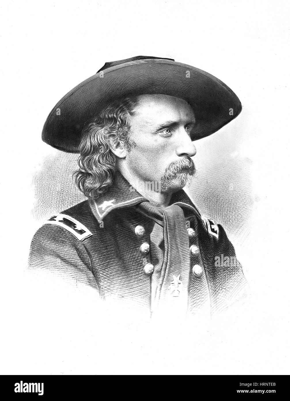 George Custer, American Cavalry Officer Stock Photo - Alamy