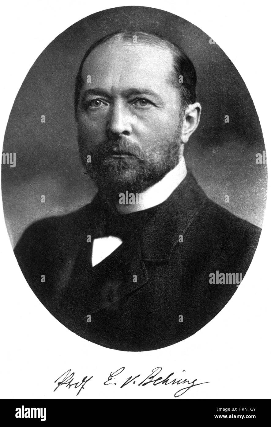 Emil von Behring, German Immunologist Stock Photo - Alamy