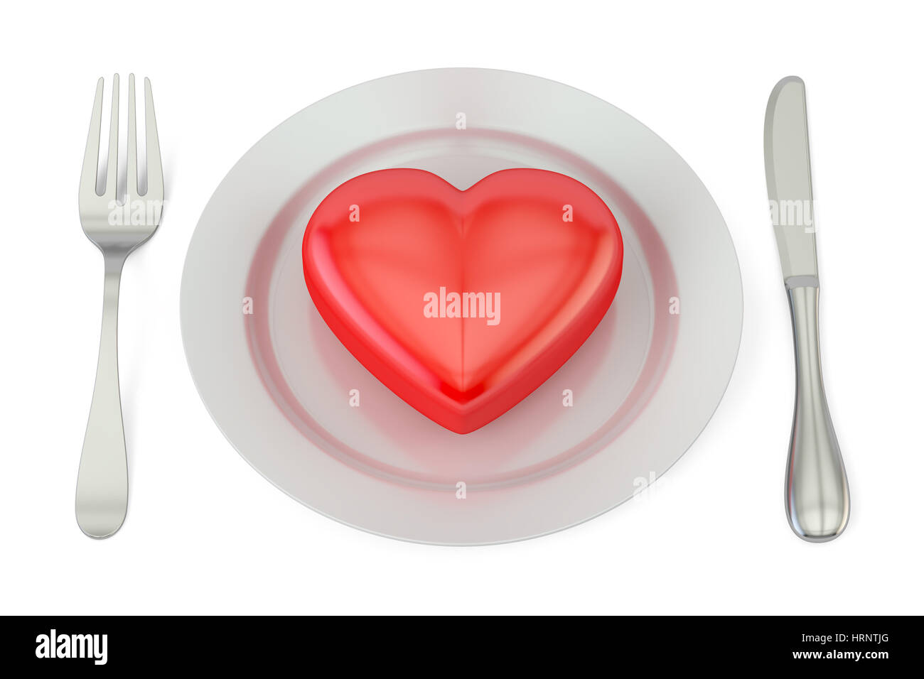 Heart on a plate hi-res stock photography and images - Alamy