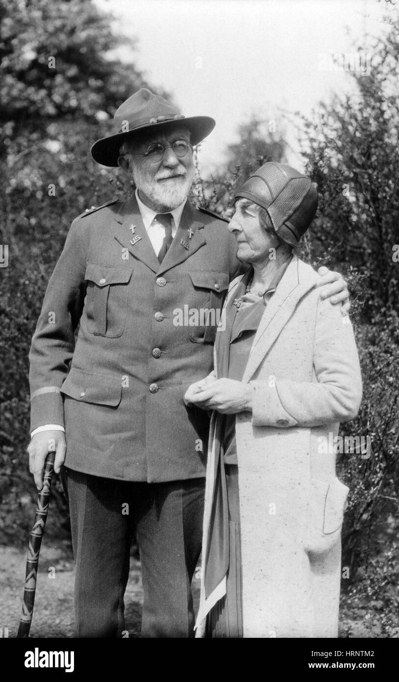 Mary and Joseph Clemens, American Botanists Stock Photo - Alamy