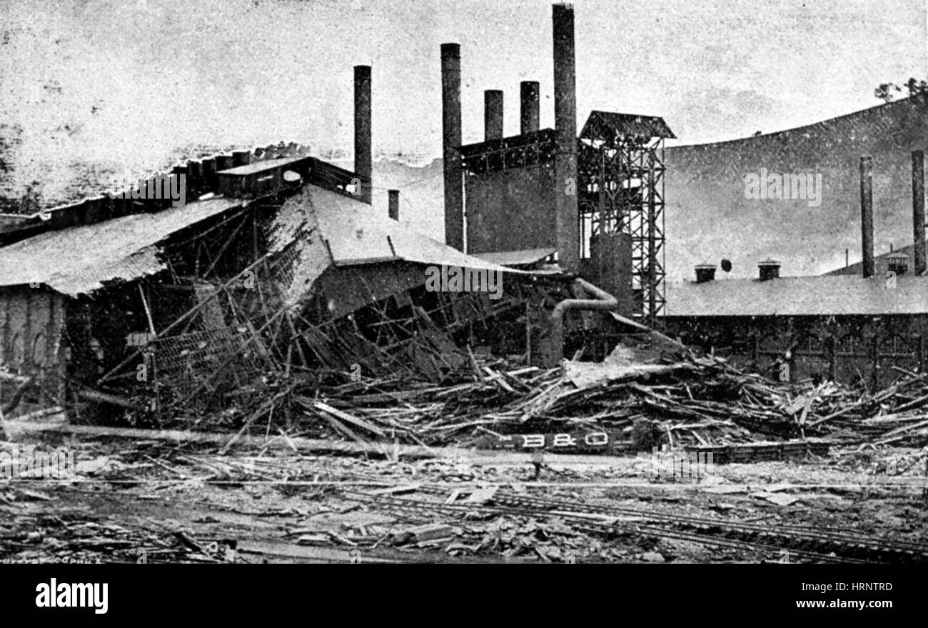 Johnstown Flood, 1889 Stock Photo - Alamy