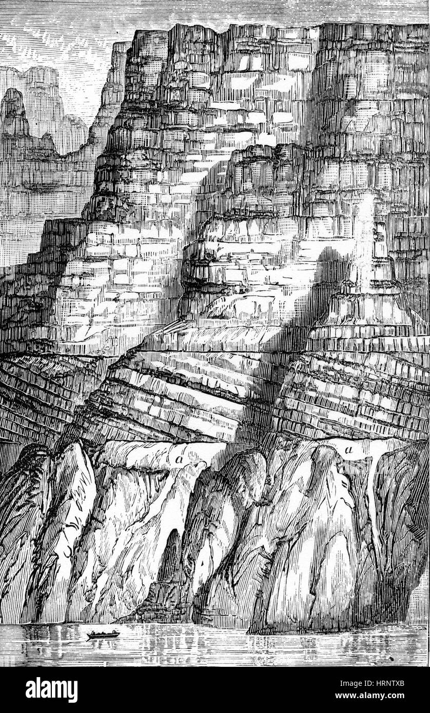 Precambrian and Paleozoic Strata Stock Photo - Alamy