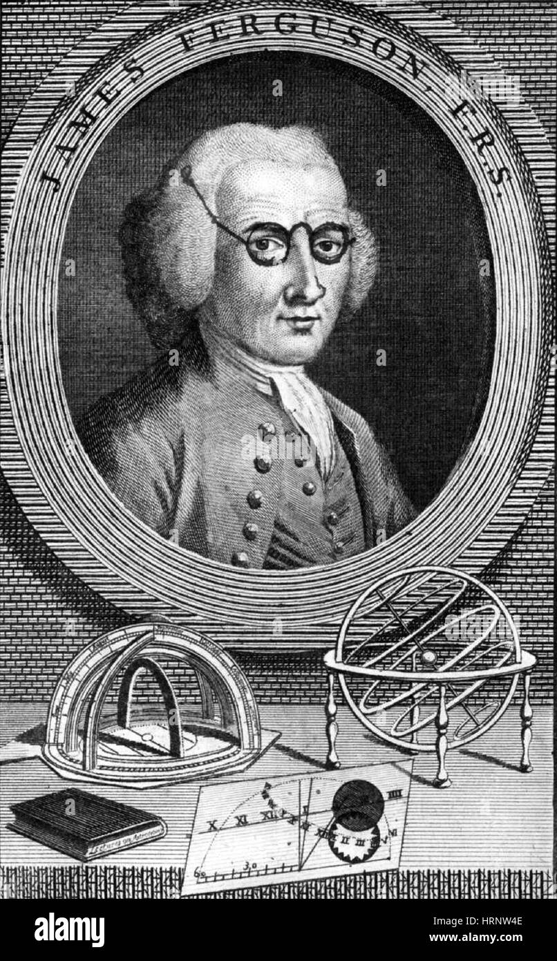 James Ferguson, Scottish Astronomer Stock Photo - Alamy