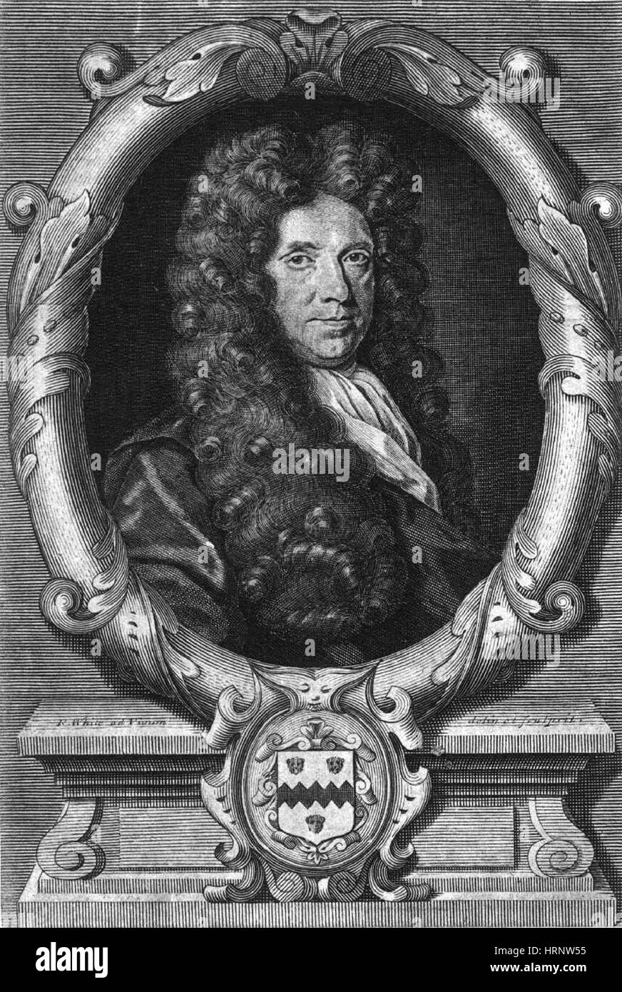 Nehemiah Grew, English Physiologist Stock Photo - Alamy