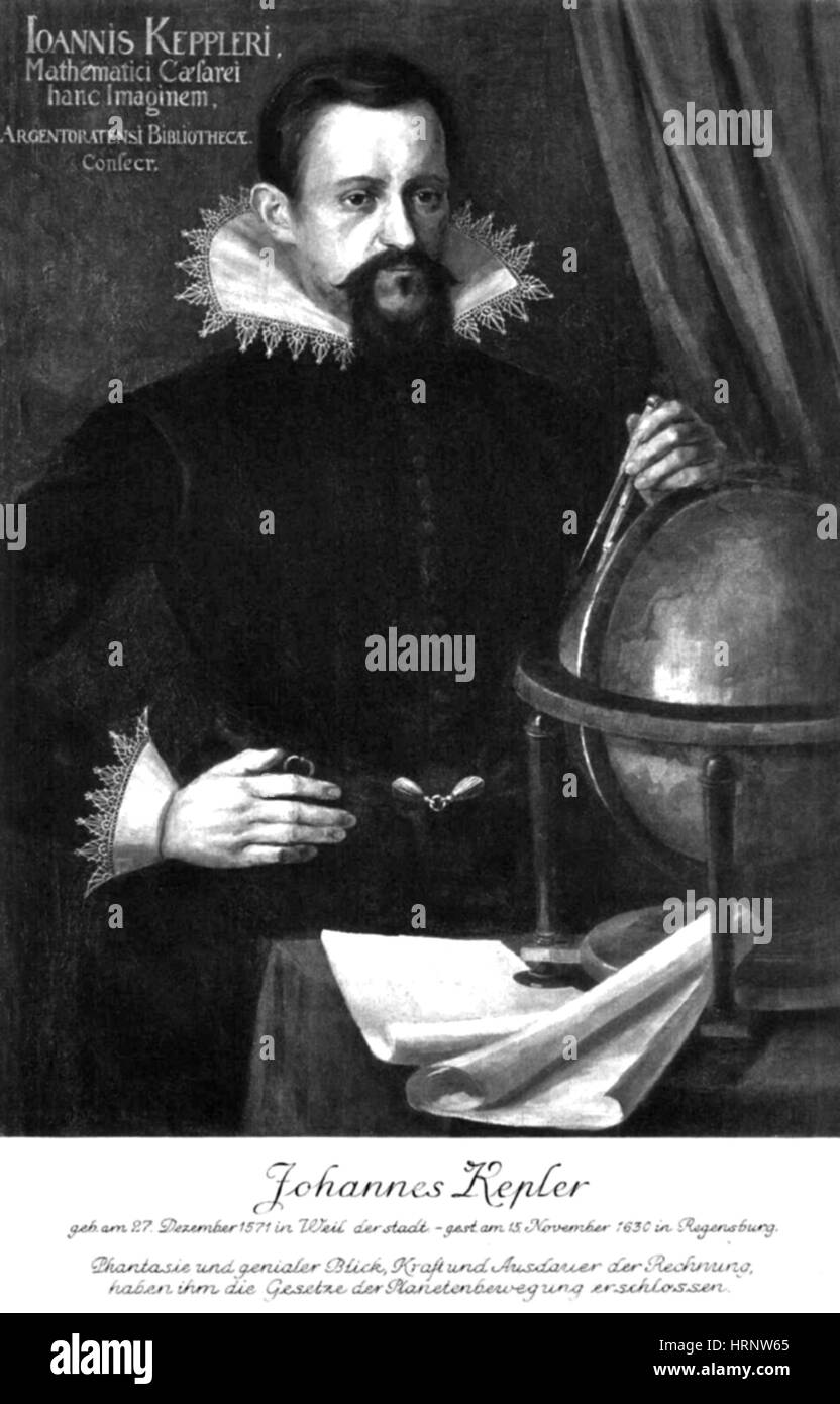 Johannes Kepler, German Astronomer Stock Photo - Alamy
