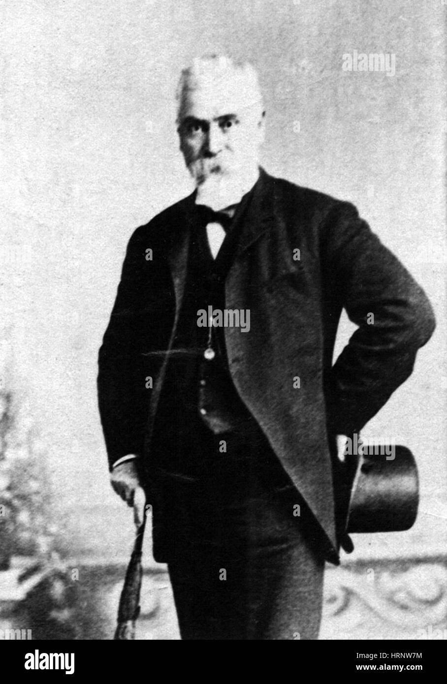 Hiram Maxim, American-Anglo Inventor Stock Photo - Alamy