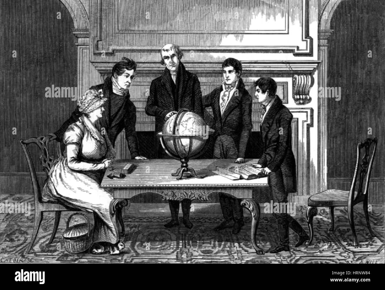 Jedidiah Morse, American Geographer Stock Photo - Alamy