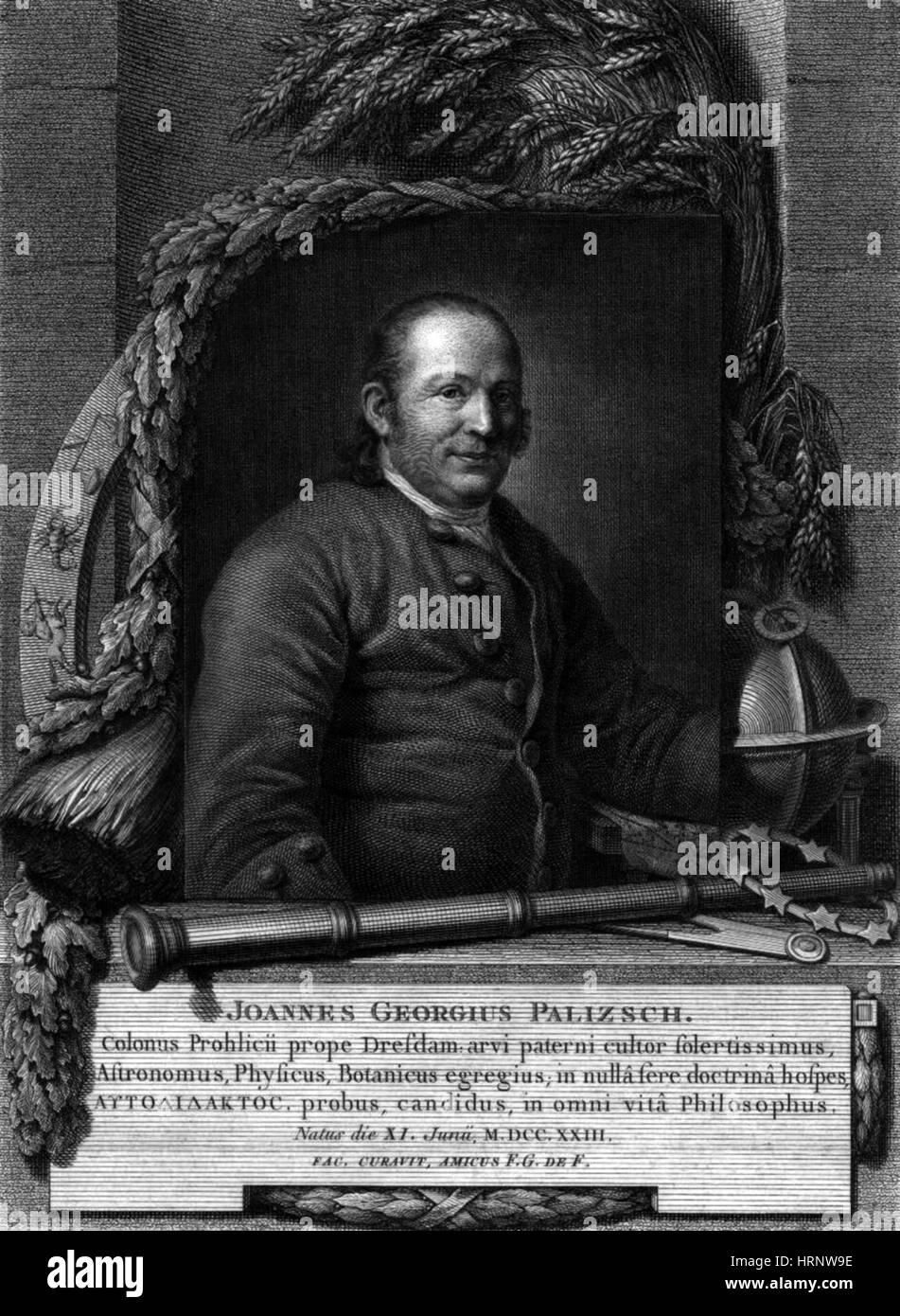 Johann Georg Palitzsch, German Astronomer Stock Photo - Alamy