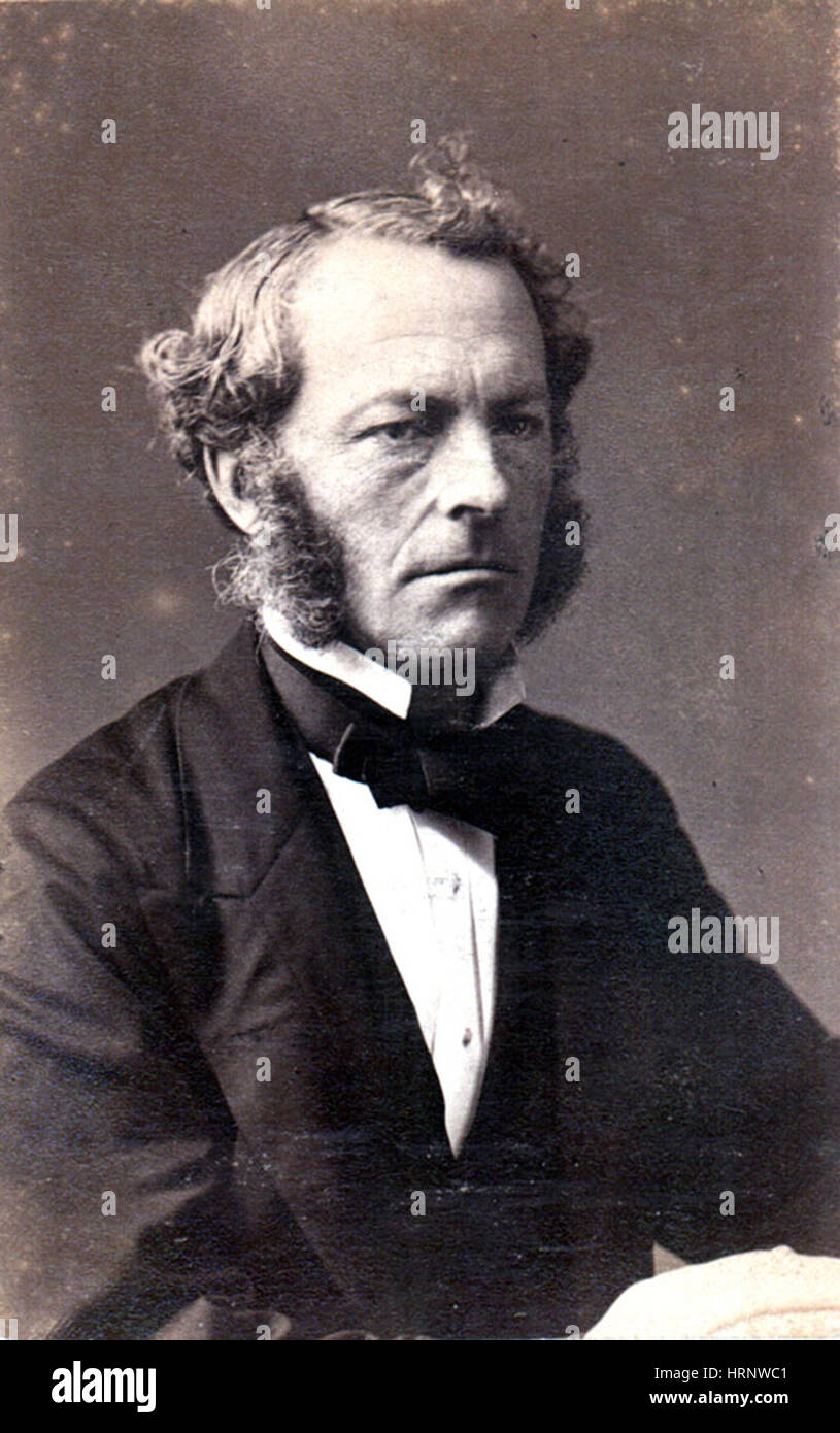 George Gabriel Stokes, Irish Physicist Stock Photo - Alamy