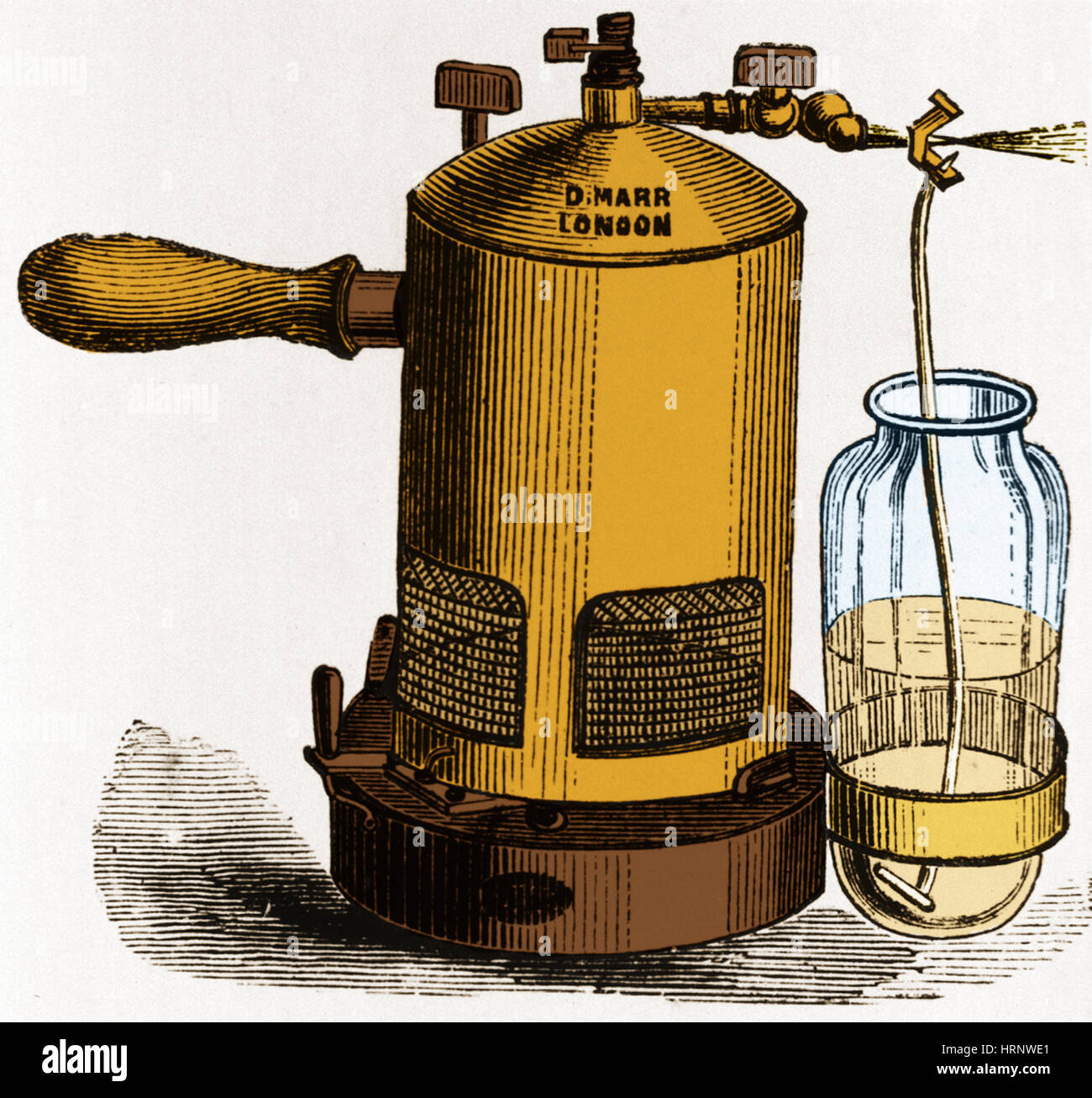 Antiseptic spray joseph lister hi-res stock photography and images - Alamy