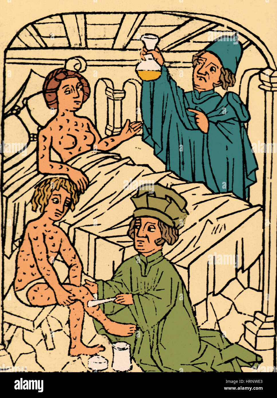 Uroscopy, Patients with Syphilis, 1497 Stock Photo - Alamy