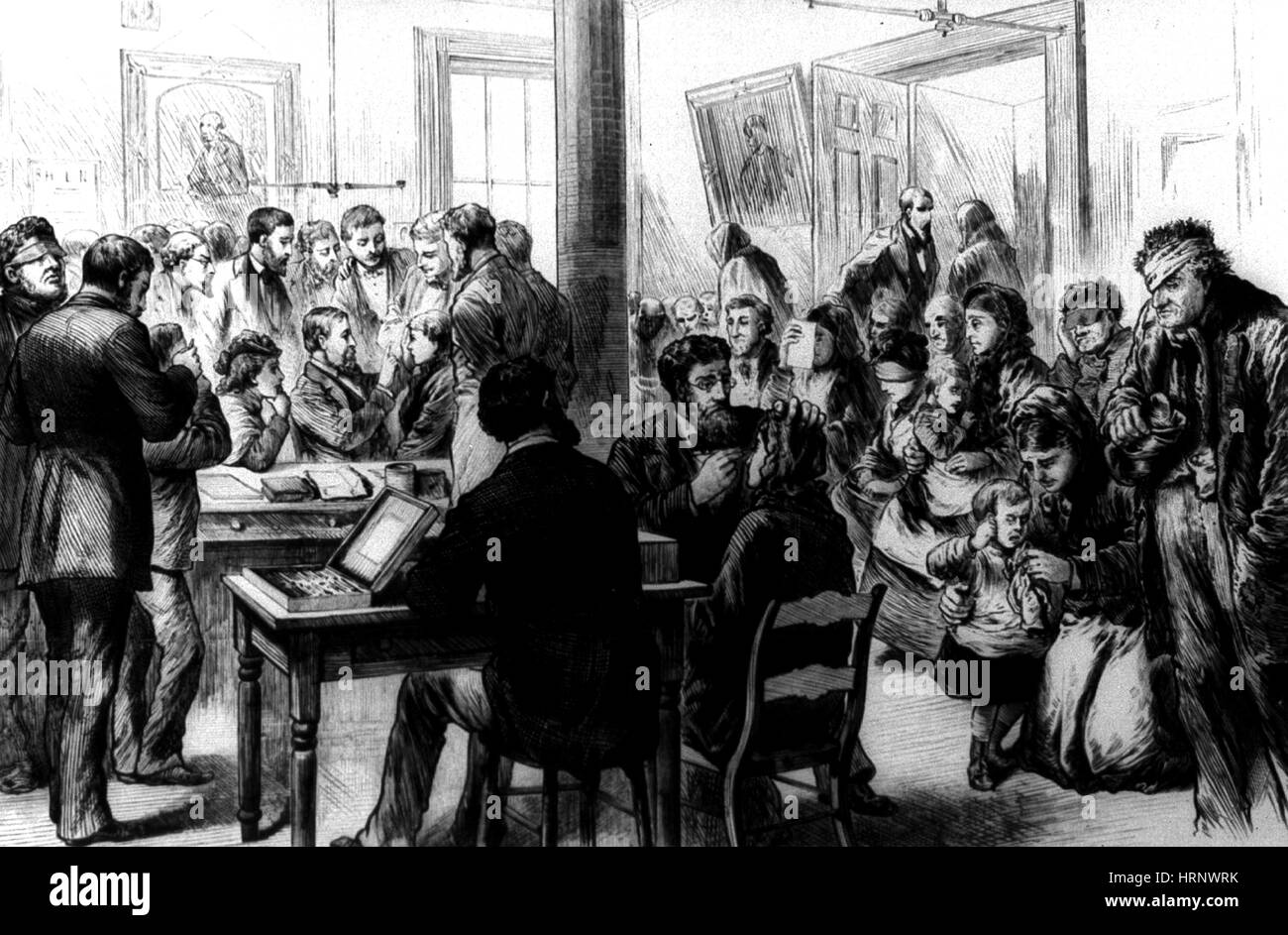 Ear examination historical hi-res stock photography and images - Alamy