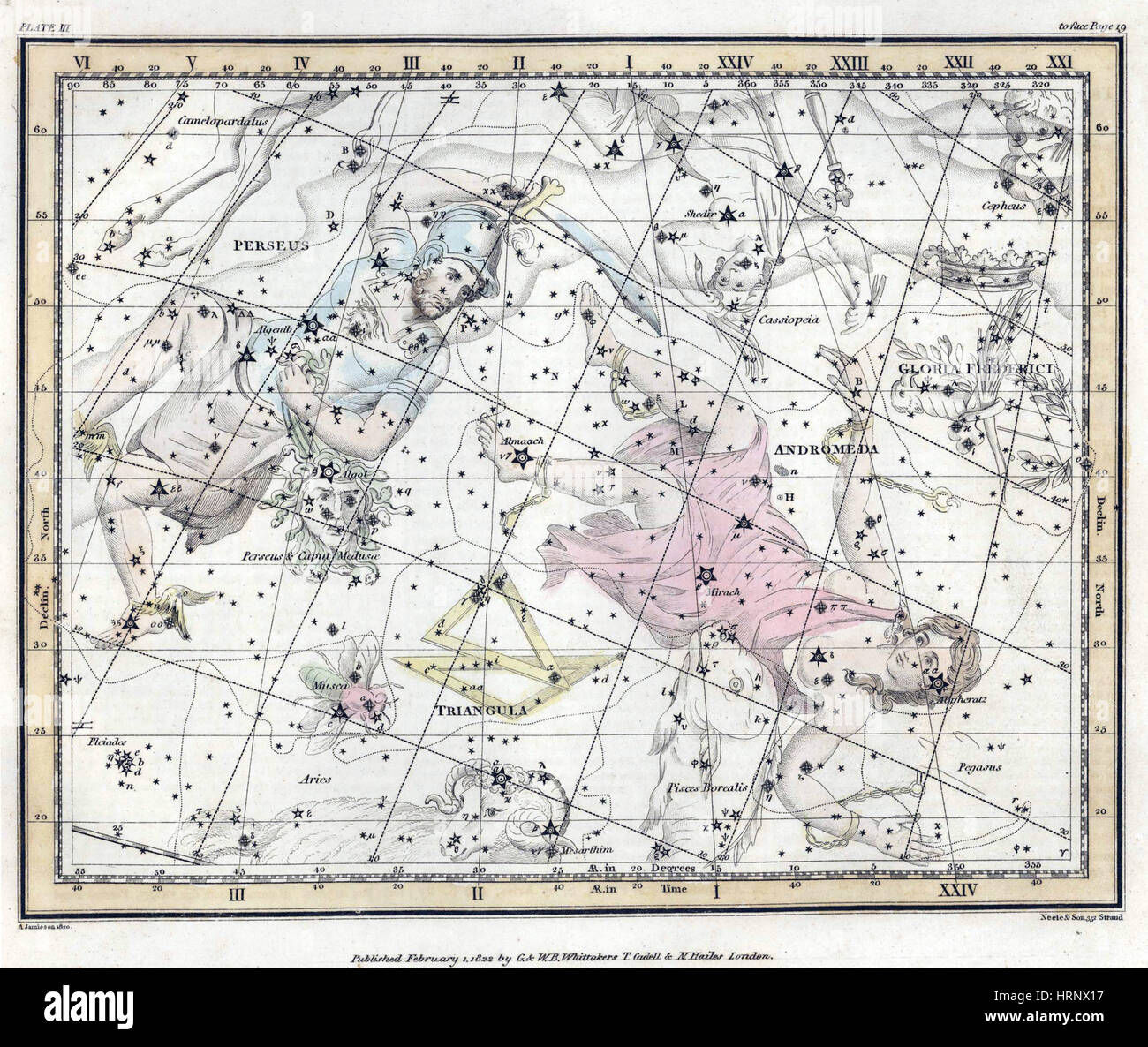 Perseus And Andromeda Constellations