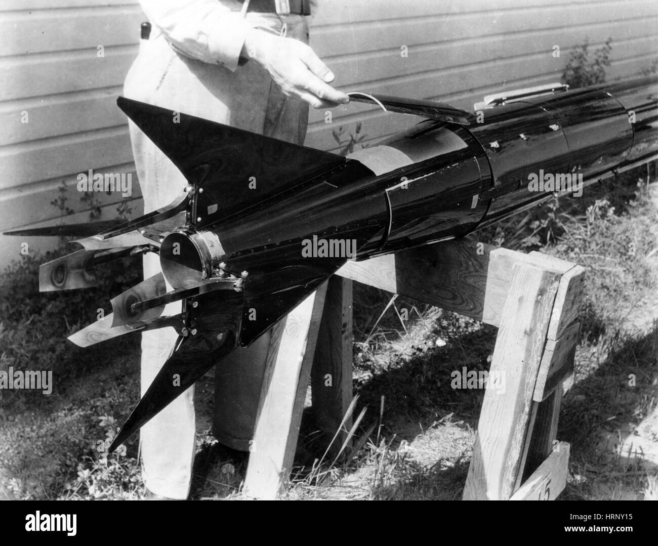 Tail Piece, Godard's Rocket, 1937 Stock Photo - Alamy