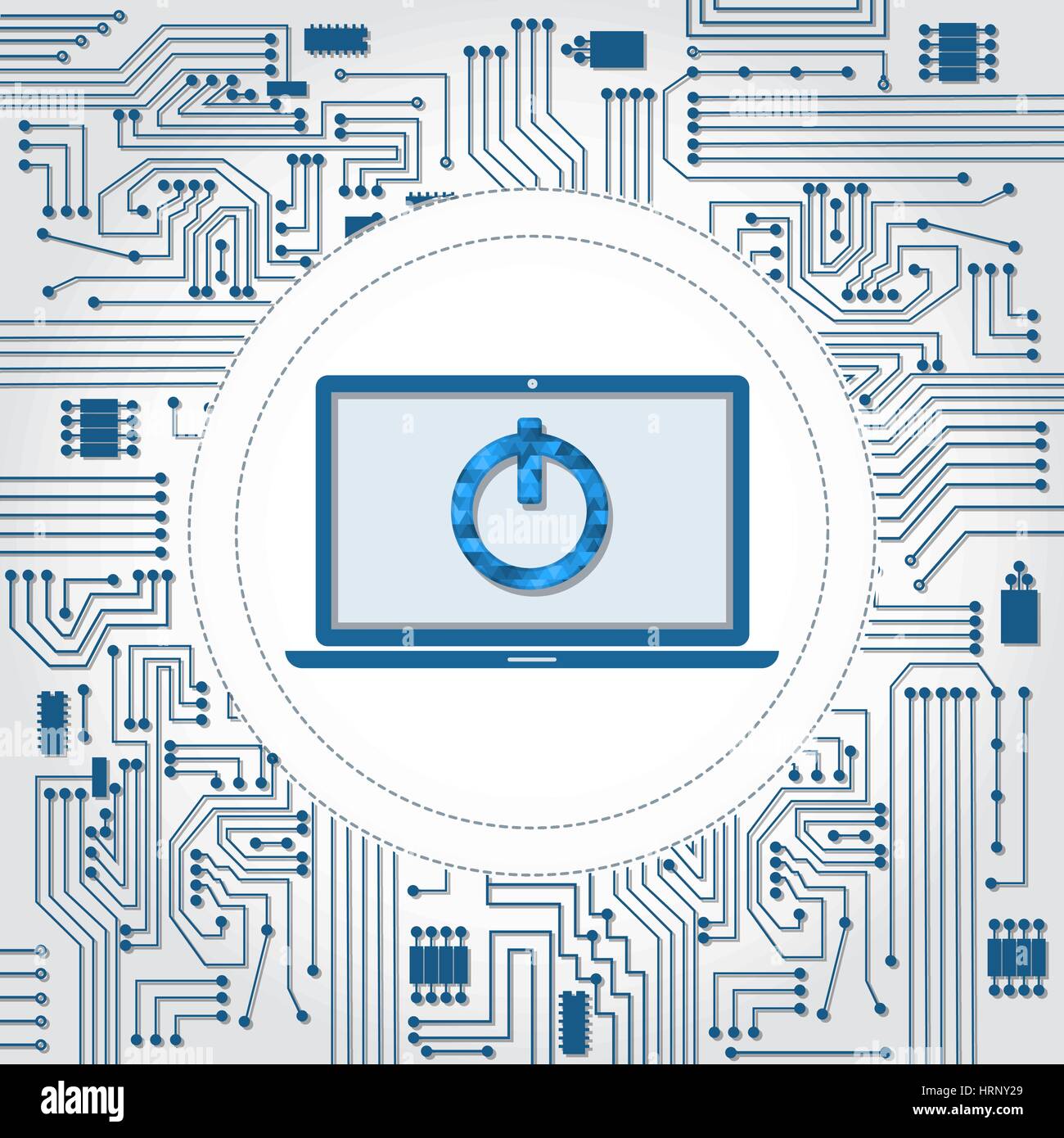 Laptop off sign hi-res stock photography and images - Alamy