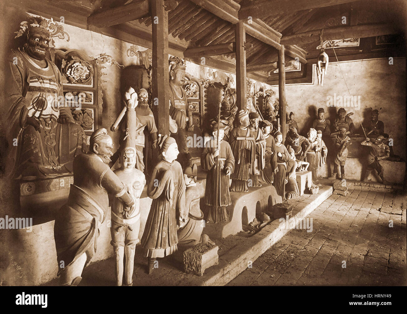 Representation of Buddhist Hell Stock Photo - Alamy