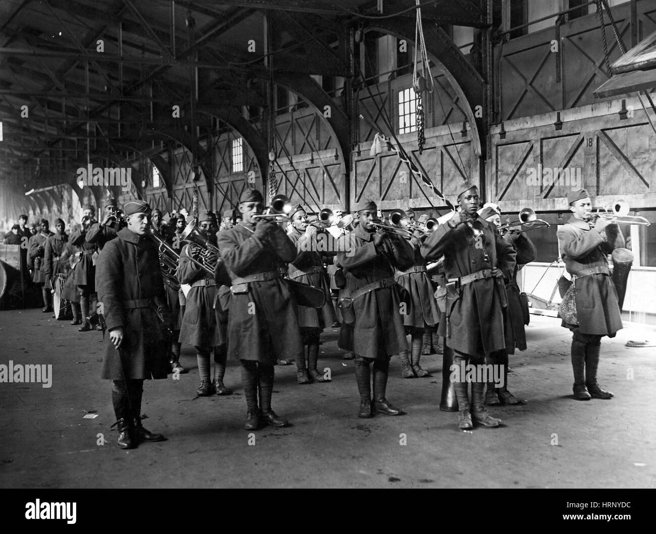 WWI, 814th Infantry Band, 1919 Stock Photo - Alamy
