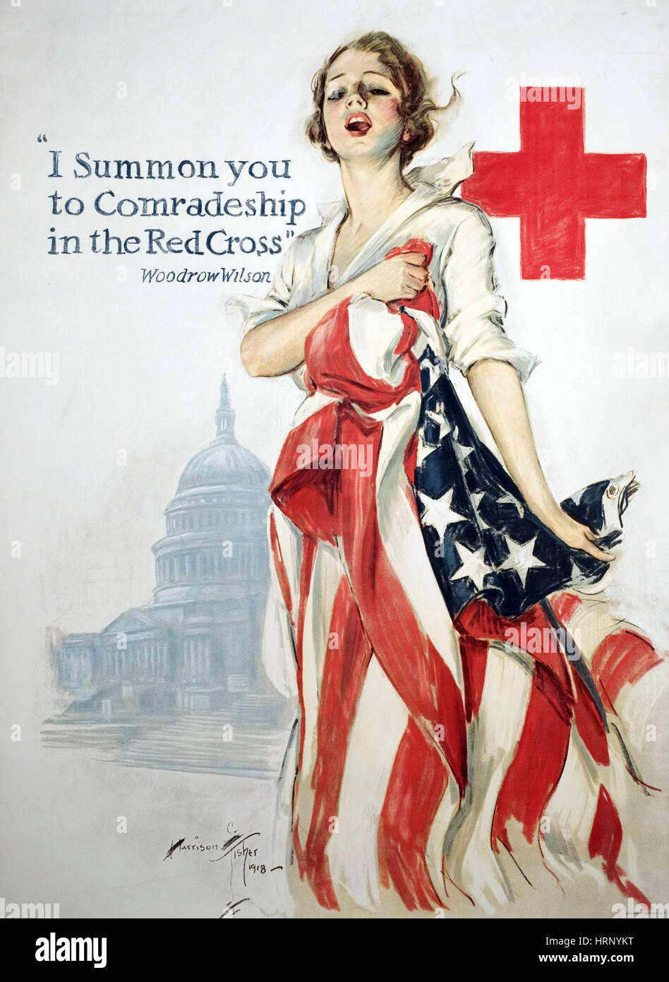 American red cross in world war i hi-res stock photography and images ...