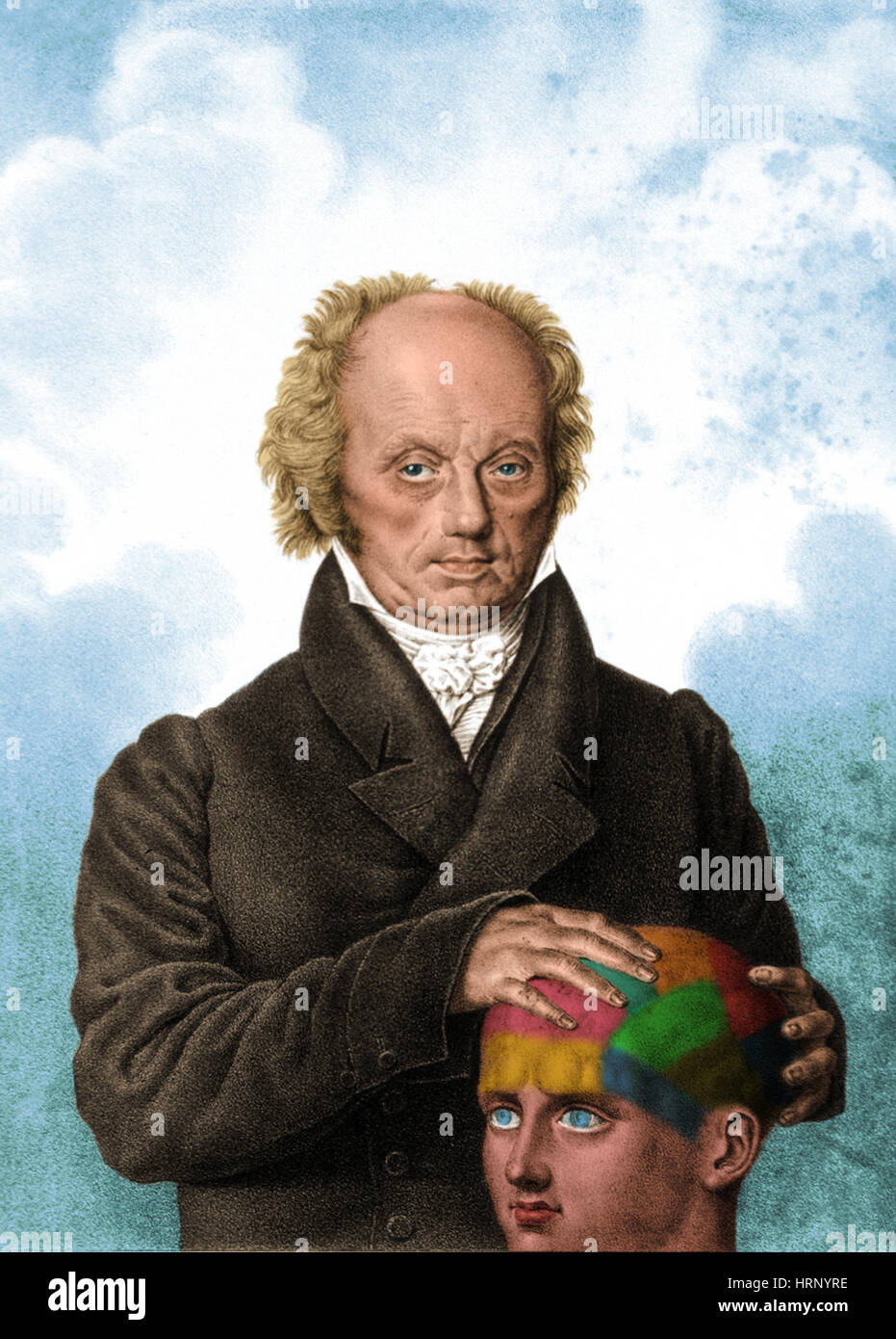 Franz joseph gall phrenology hi-res stock photography and images - Alamy