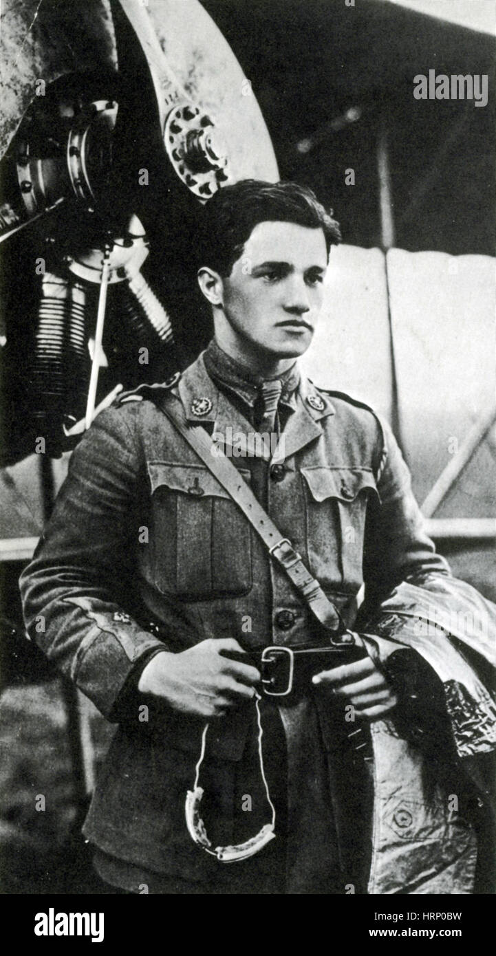 Albert Ball, WWI English Flying Ace Stock Photo - Alamy