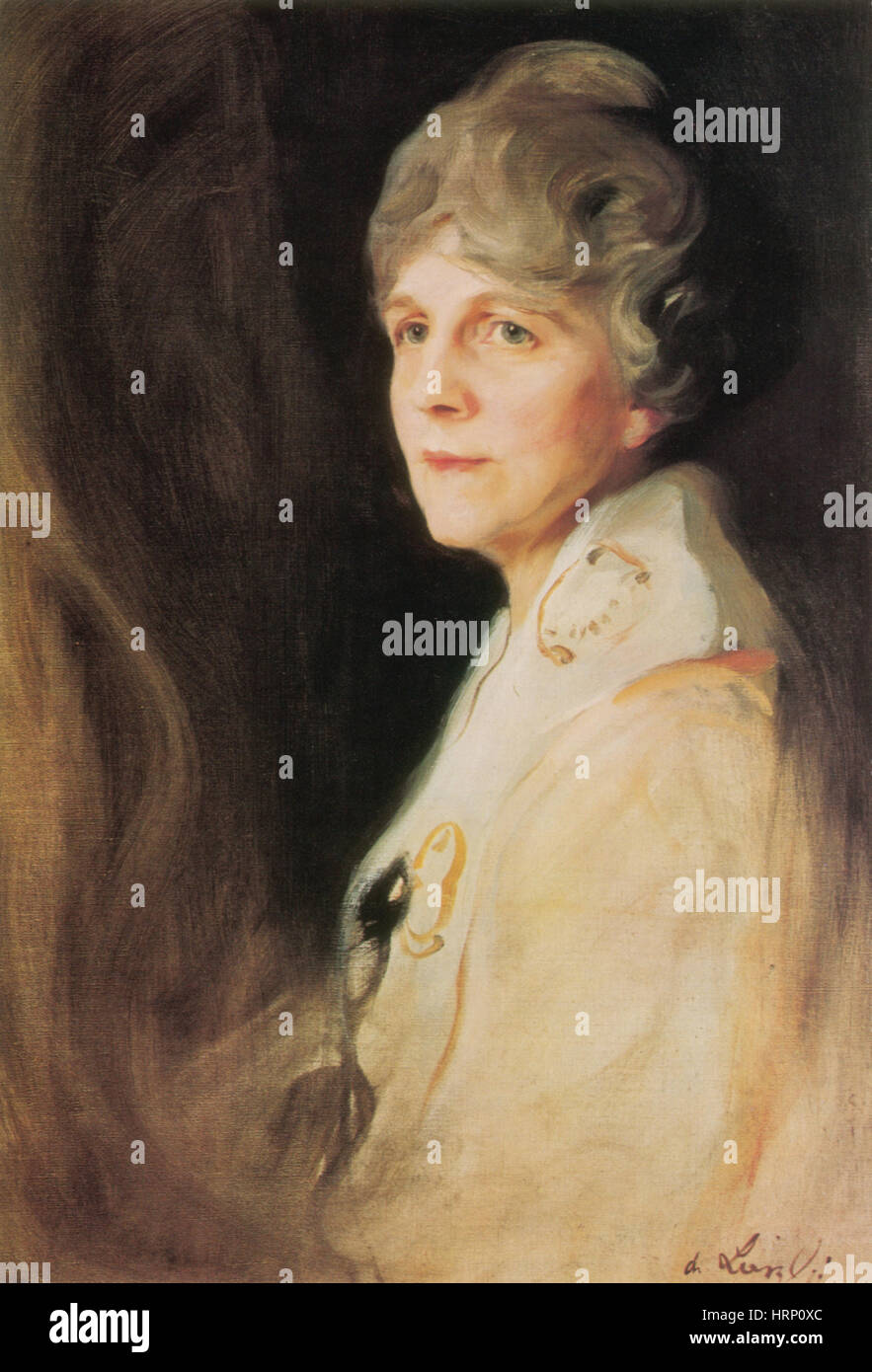 Florence Harding, First Lady Stock Photo - Alamy