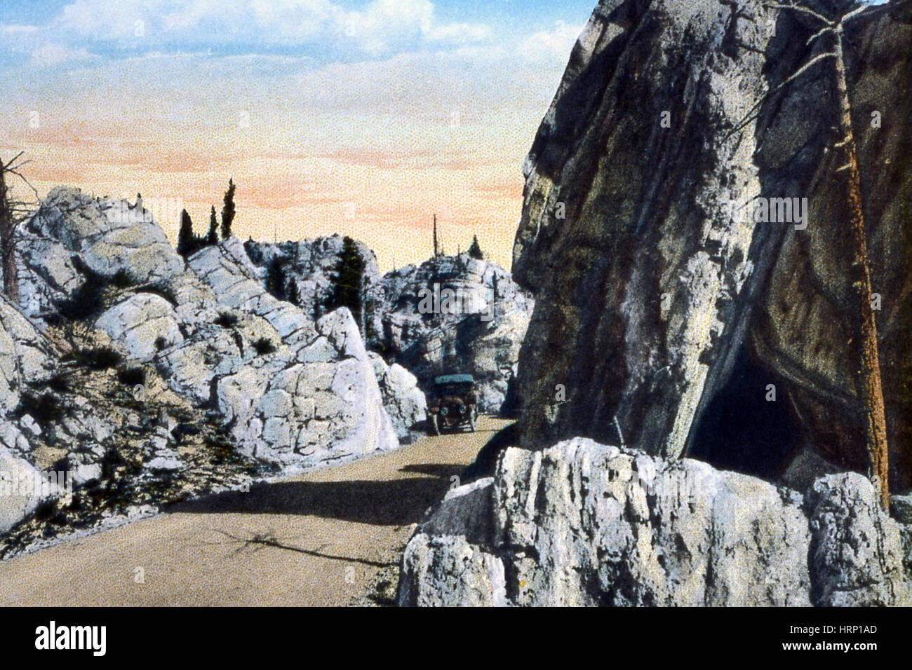 Entrance gate yellowstone national hi-res stock photography and images ...