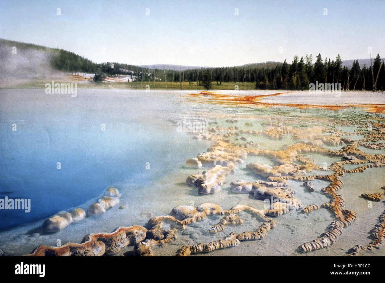 Sapphire Pool, Yellowstone NP, 1902 Stock Photo - Alamy