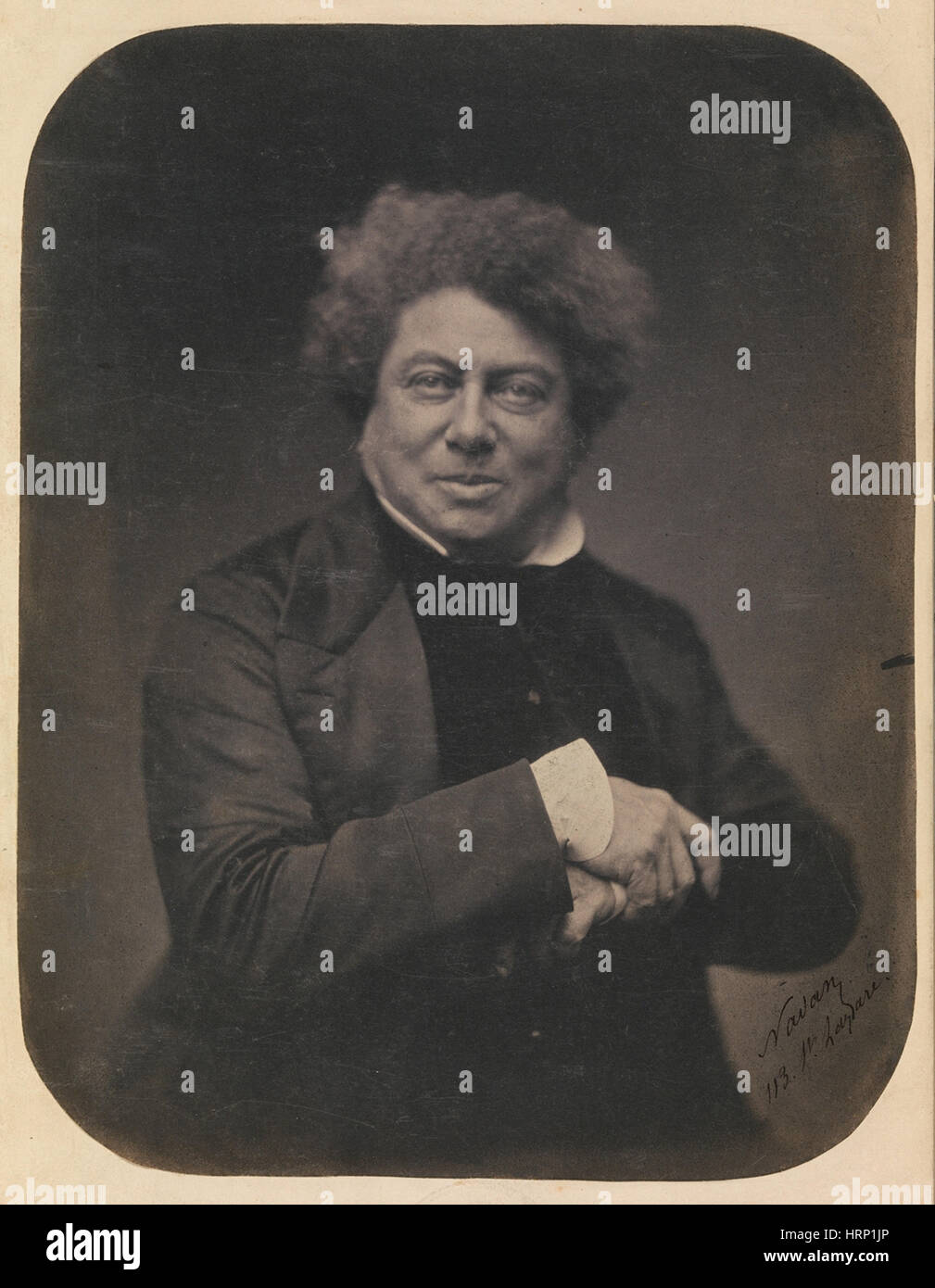 Alexandre Dumas, French Author Stock Photo - Alamy
