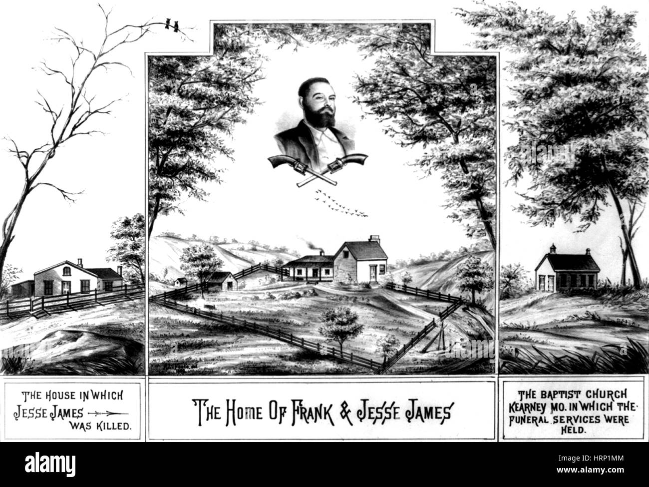 Jesse james outlaw hi-res stock photography and images - Alamy